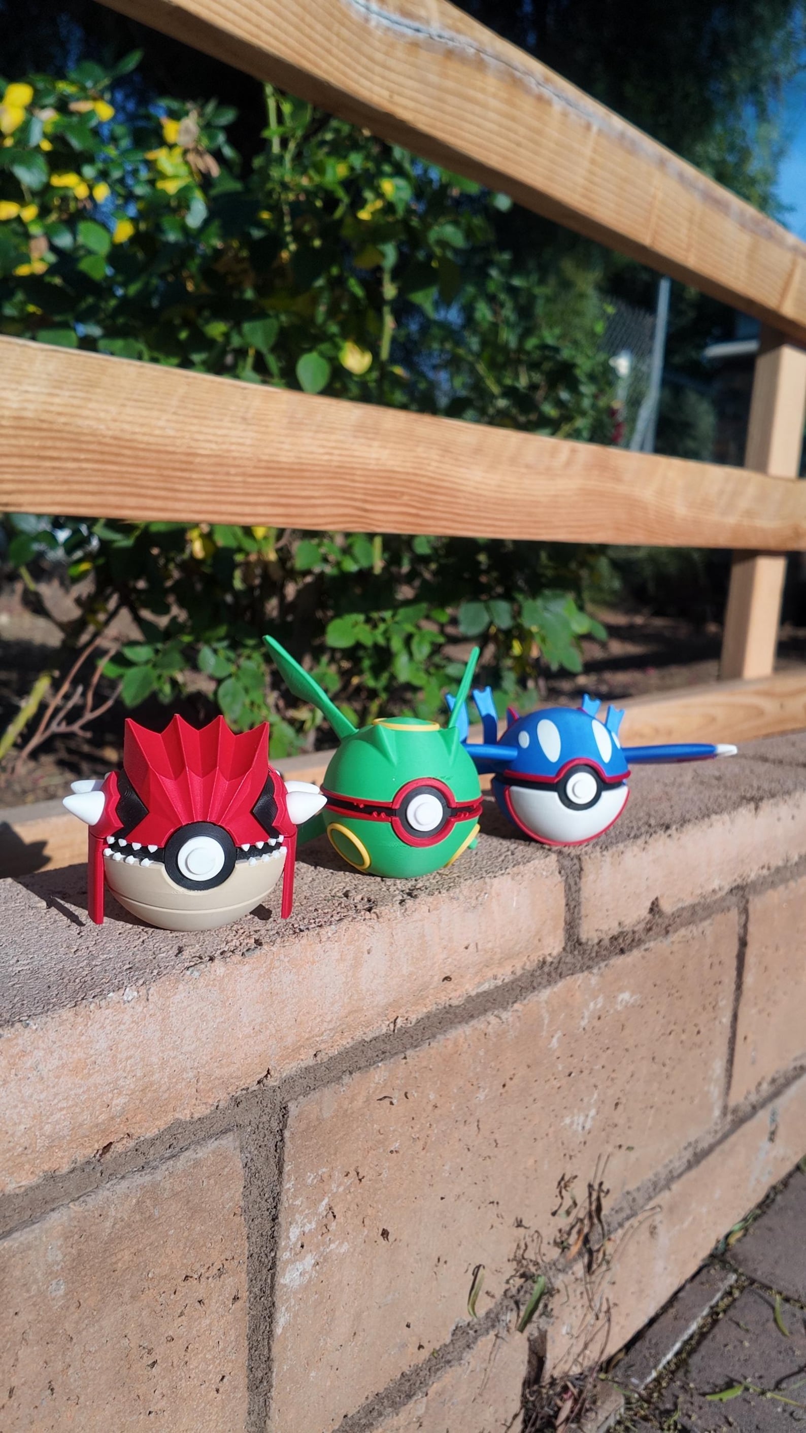 Legendary Trio Poké Ball Set – Land, Sea, and Sky Collection (groudon ...