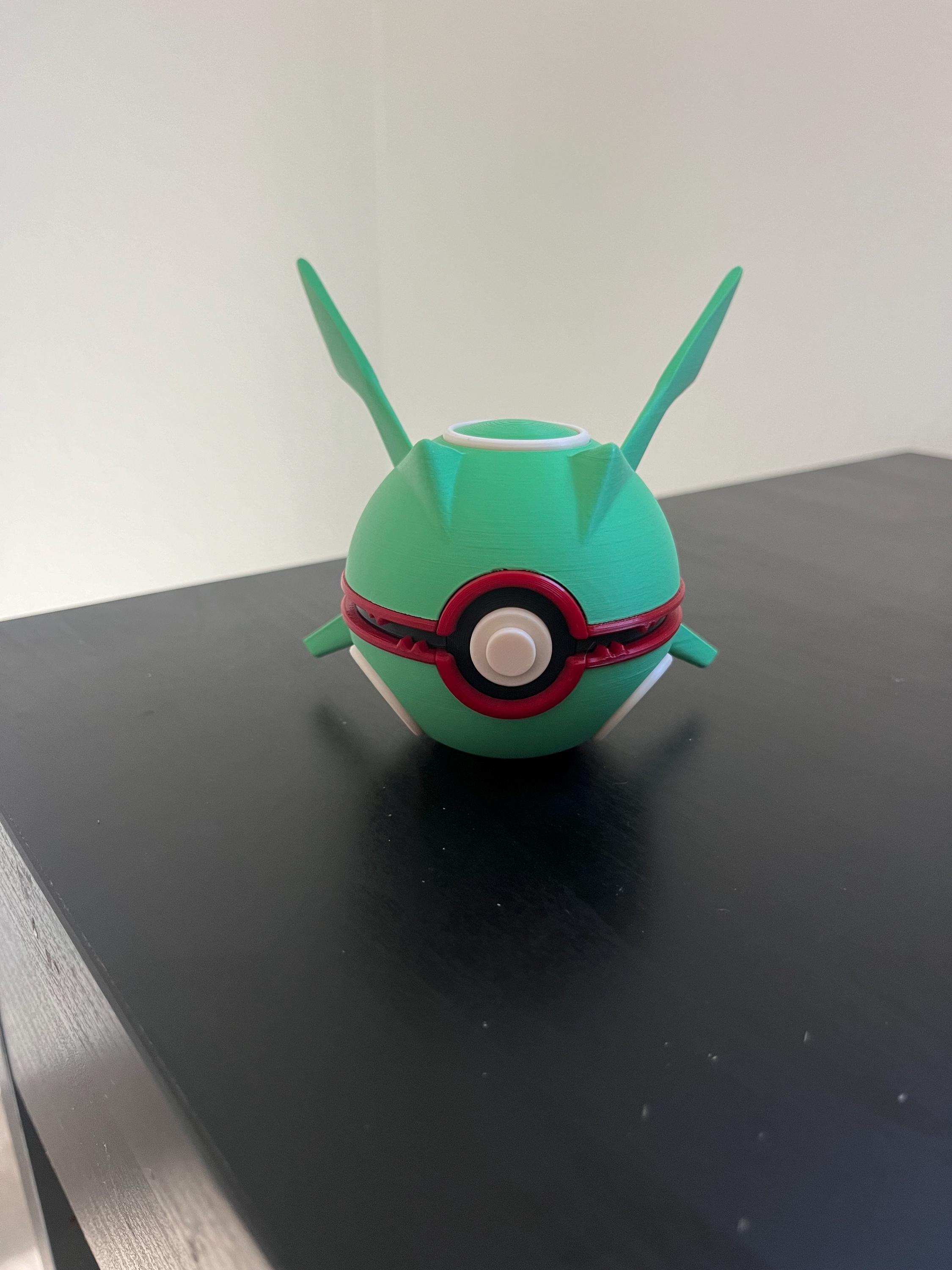 Rayquaza Pokeball Design - Etsy