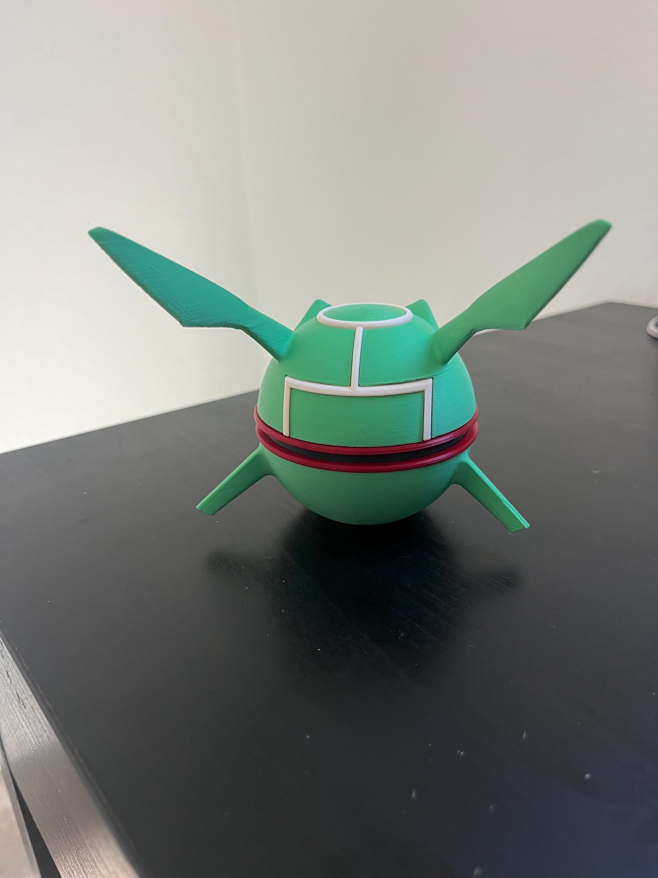 Rayquaza Pokeball Design - Etsy
