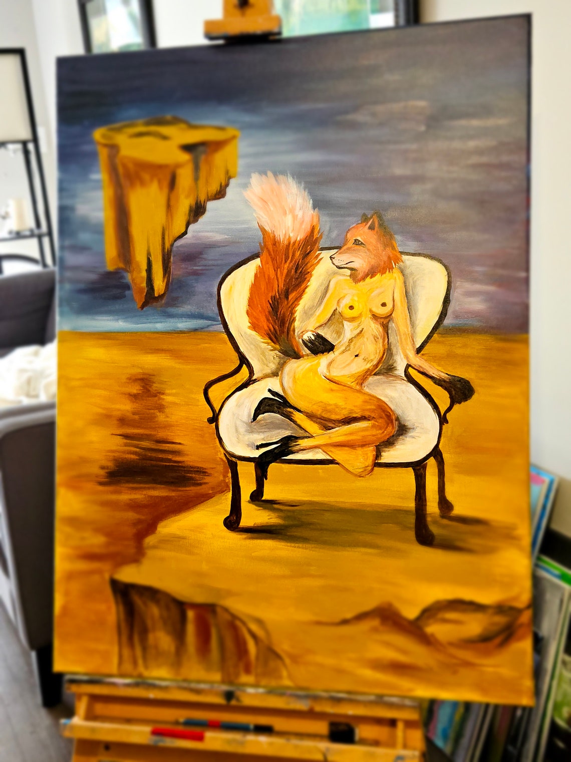 Enigmatic Enchantress: the Vulpine Femme Charms From Her Throne. - Etsy