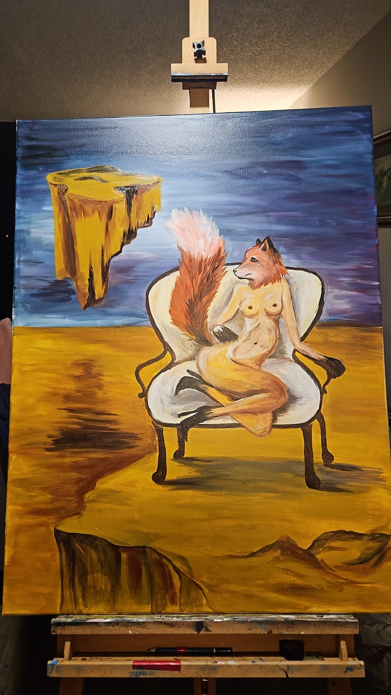 Enigmatic Enchantress: the Vulpine Femme Charms From Her Throne. - Etsy