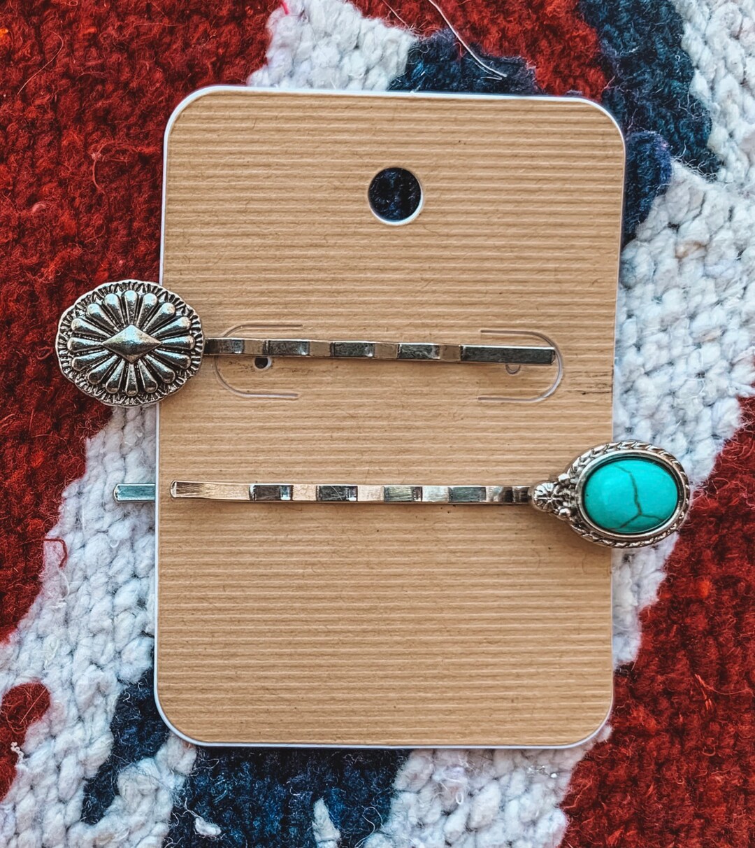 Oval Concho Hair Pins - Etsy