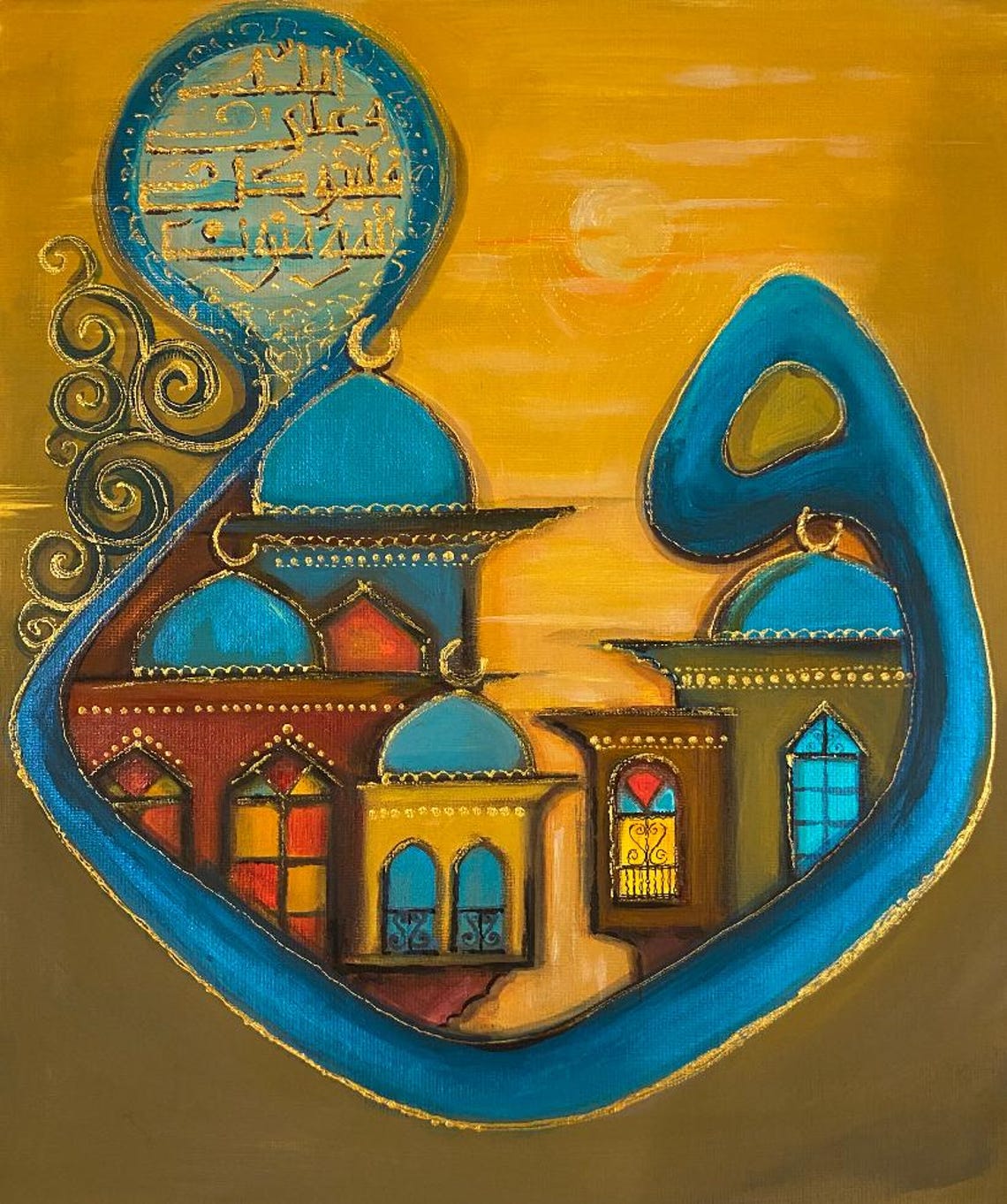 Original Iraqi Art. Traditional and Cultural Features. Shanasheel and ...