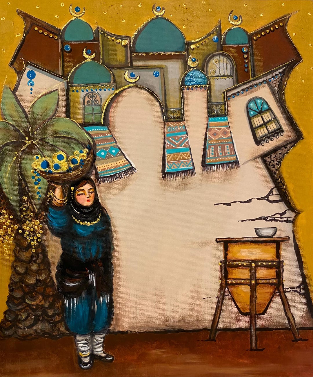 Original Iraqi Art. Iraqi and Arabian Cultural Themes. - Etsy