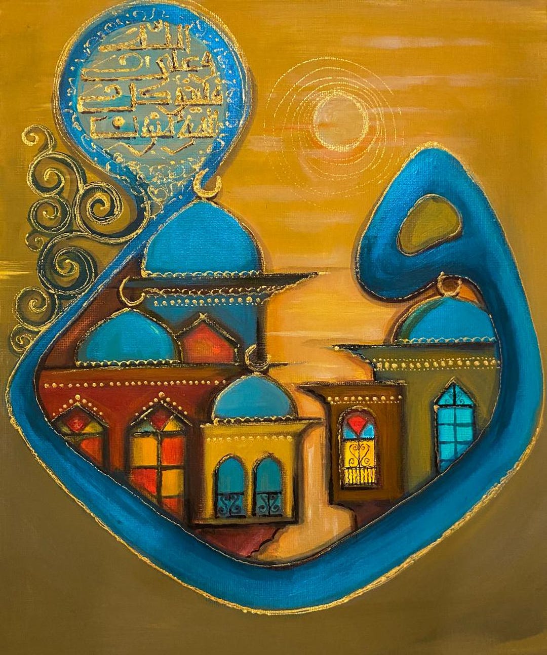 Original Iraqi Art. Traditional and Cultural Features. Shanasheel and ...