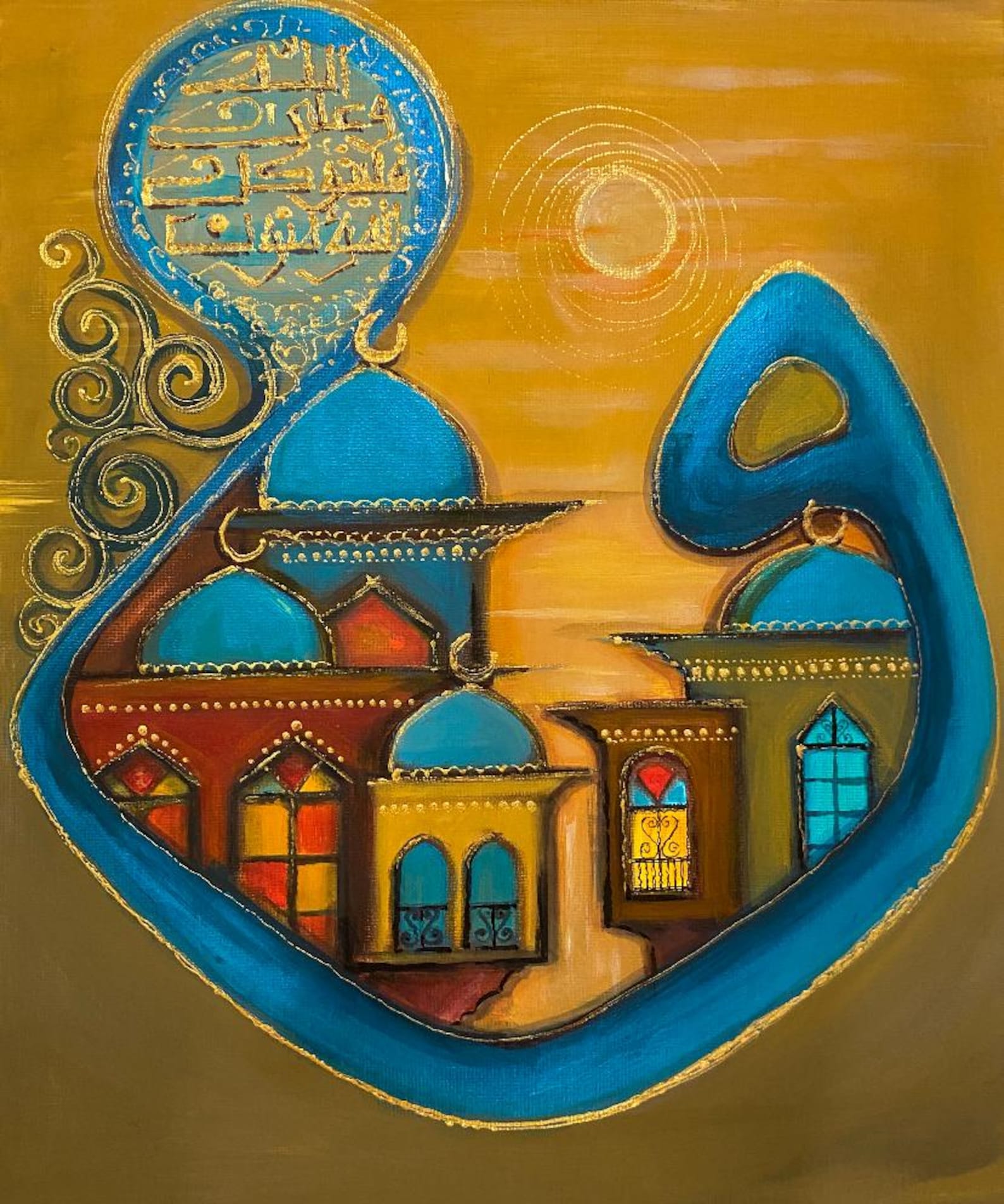 Original Iraqi Art. Traditional and Cultural Features. Shanasheel and ...