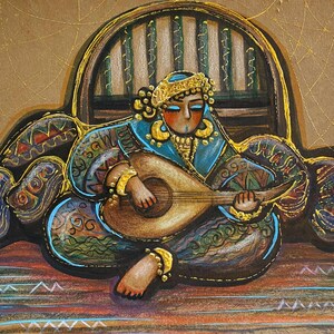 Original Iraqi Art. Cultural and Traditional Features. Capturing ...
