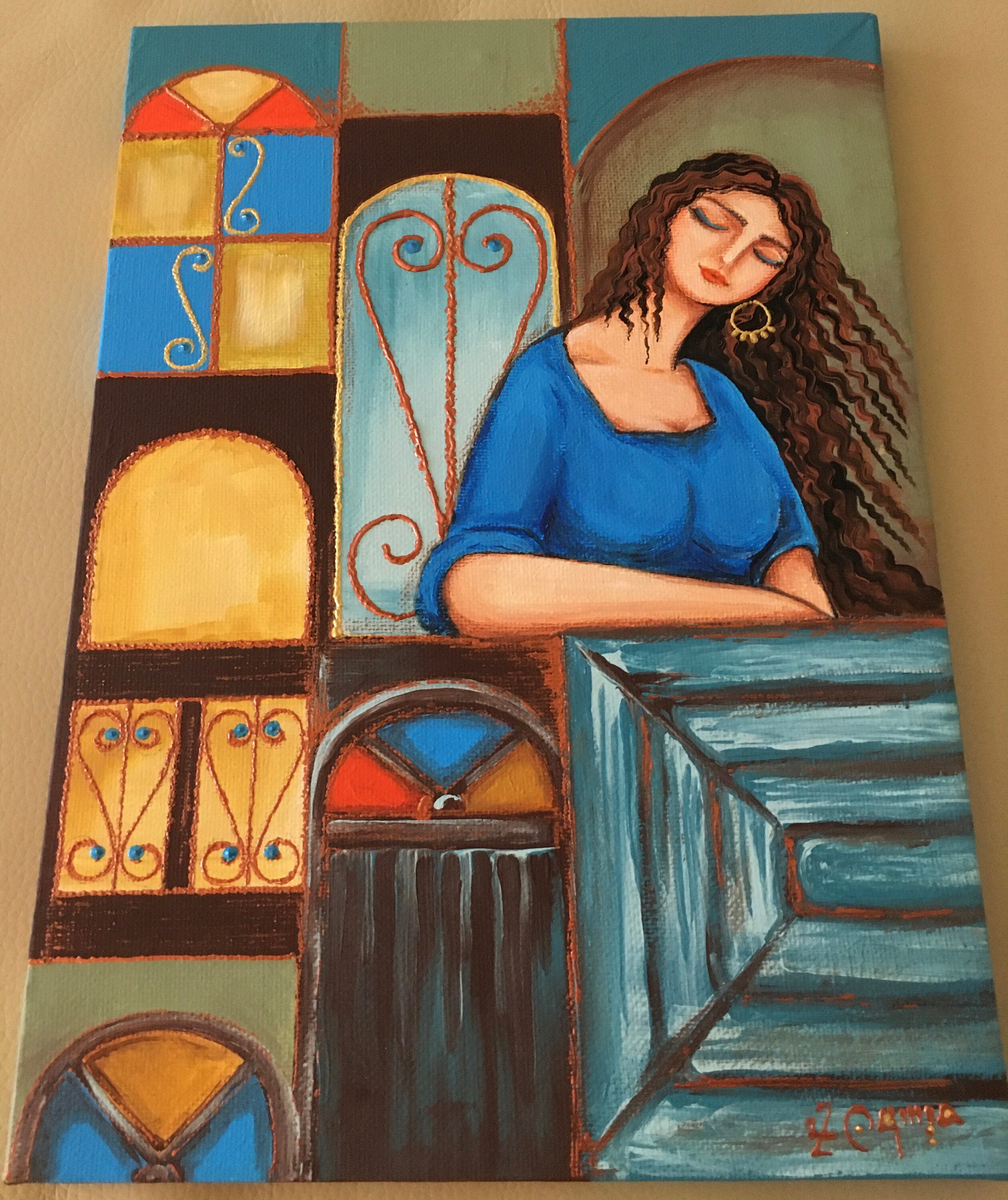 Sad Love Oil Paintings
