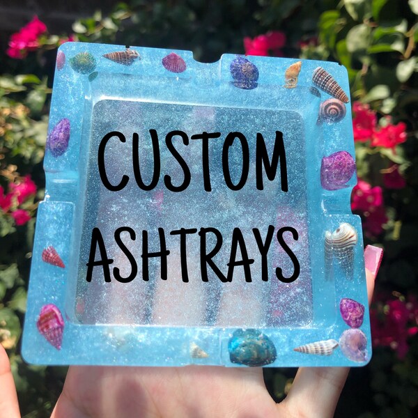 Custom Resin Ashtray - Etsy