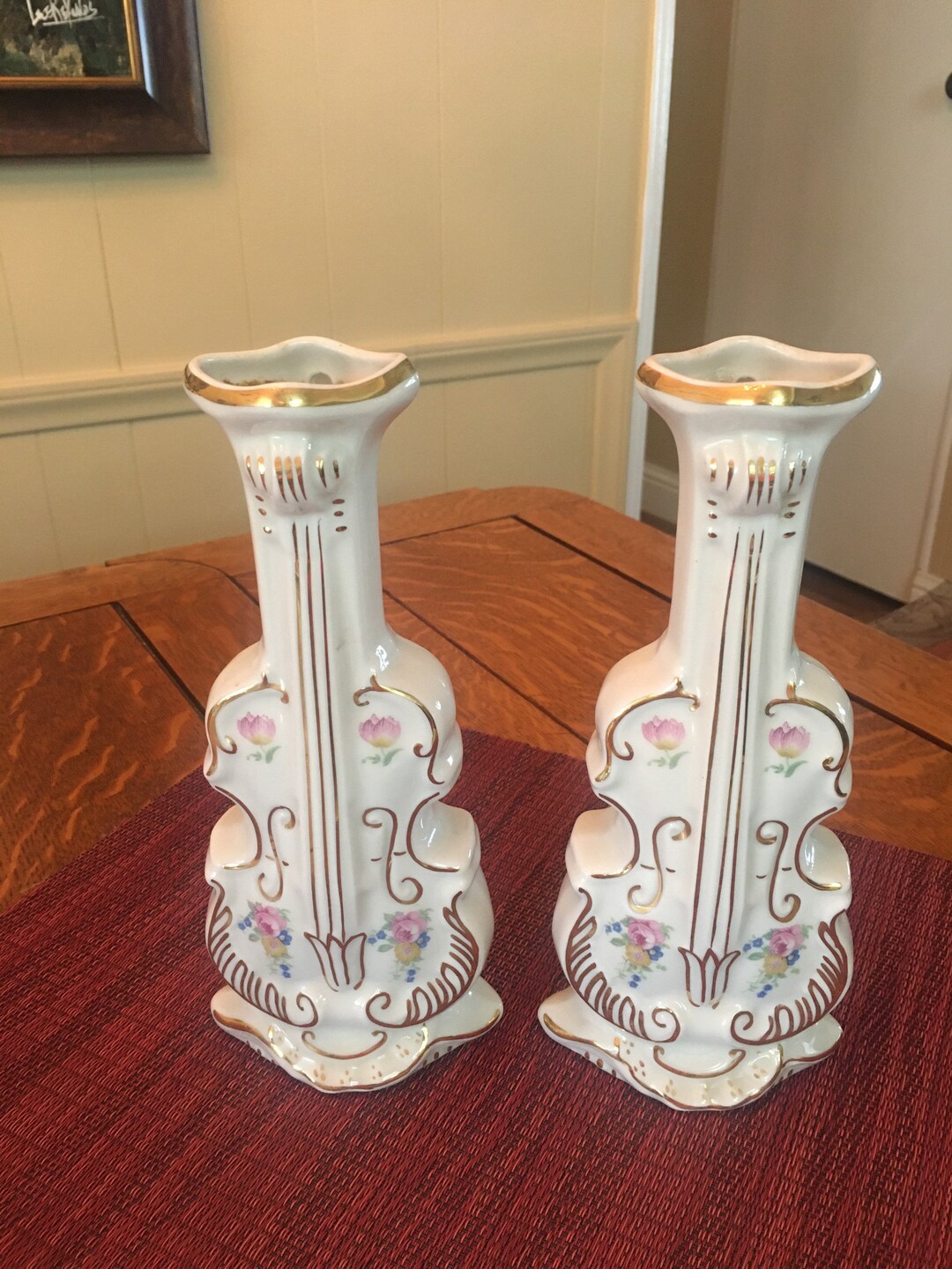 Cello Vases Hand Painted Music Lover - Etsy
