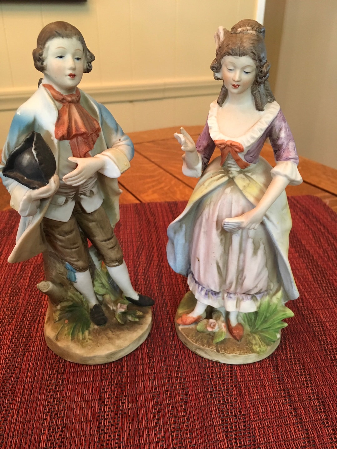 Pilgrim Type Figurines - Set - Etsy