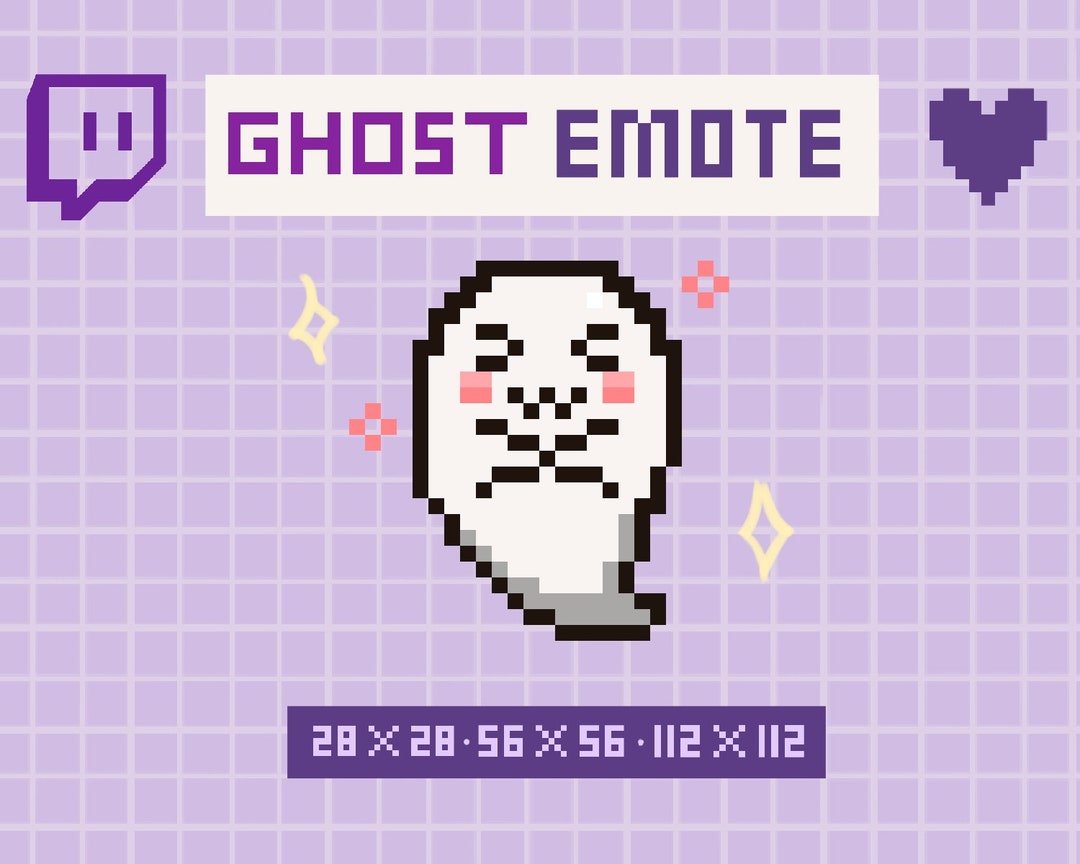 Ghost Shy Emote - Twitch Emotes, Stream Emote, Streaming Packages ...