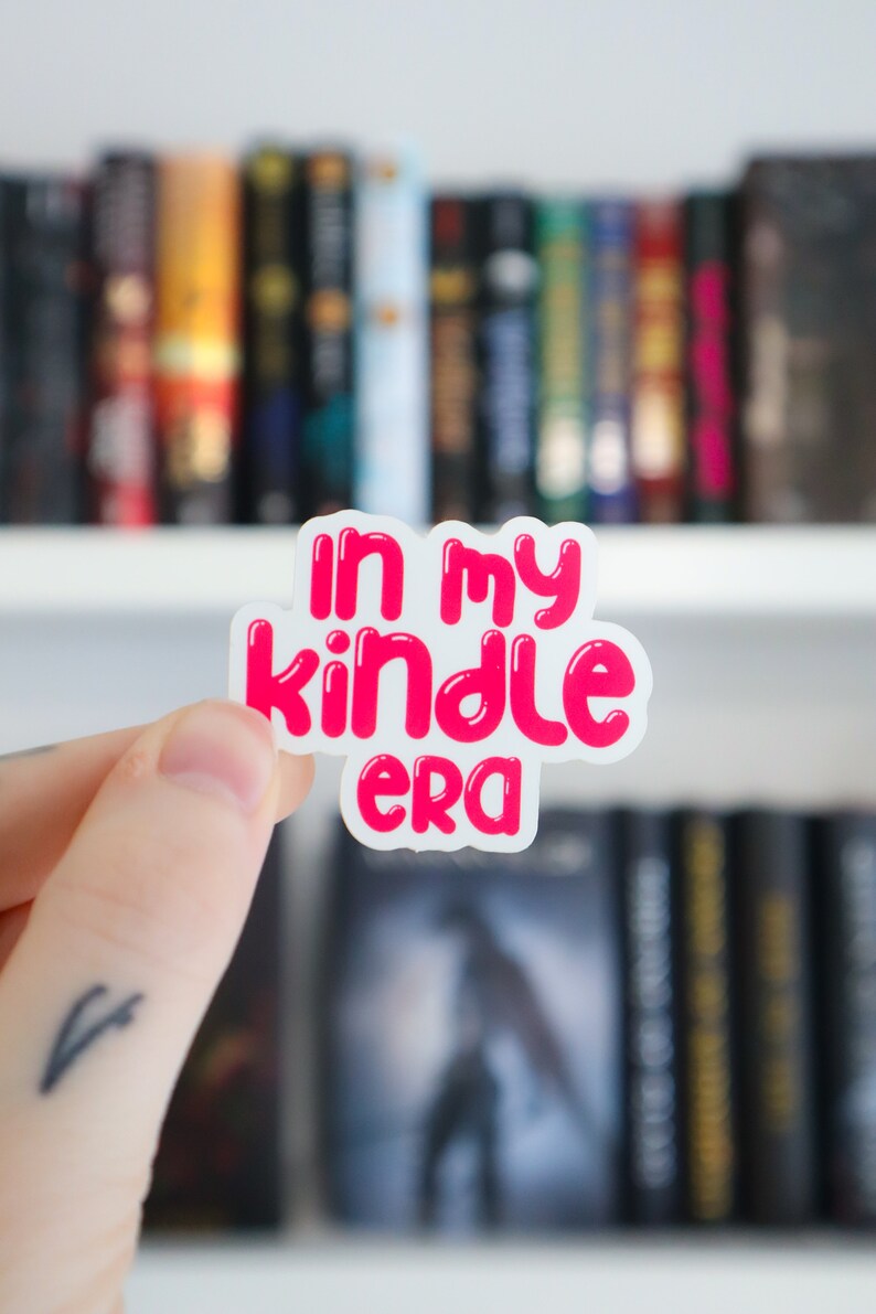 In My Kindle Era Sticker, Booktok Sticker - Etsy