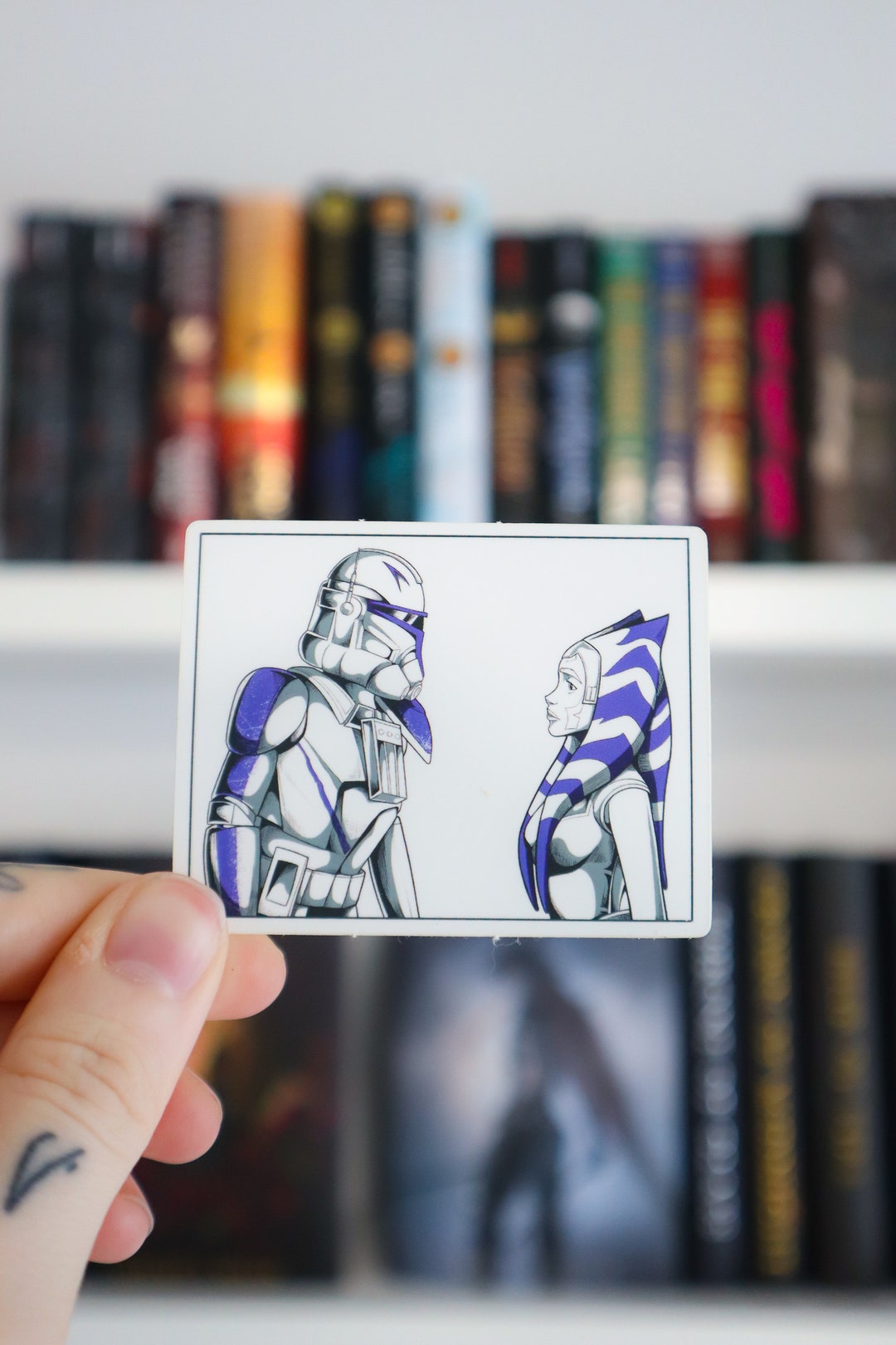 Ahsoka & Rex Sticker, Star Wars - Etsy