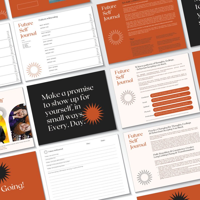 Future Self Journal | Downloadable Print at Home Journal | Guided ...