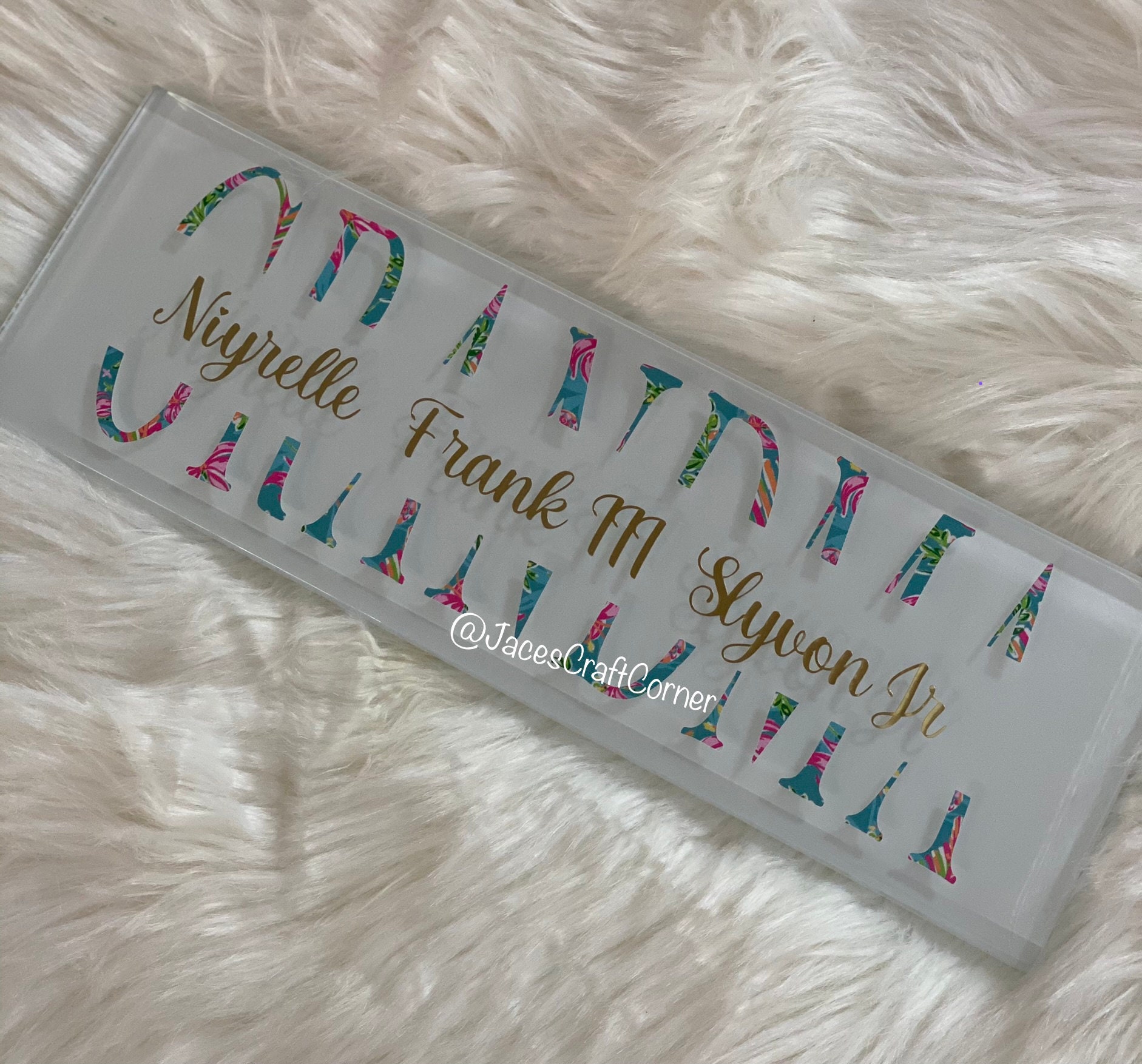 Glass Tile Plaque - Etsy