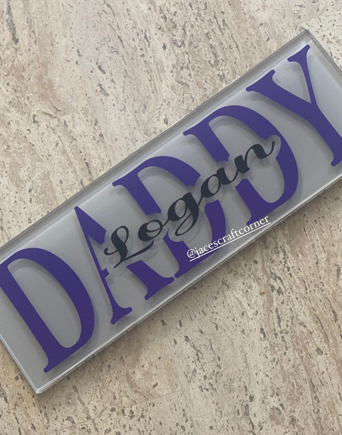 Glass Tile Plaque - Etsy