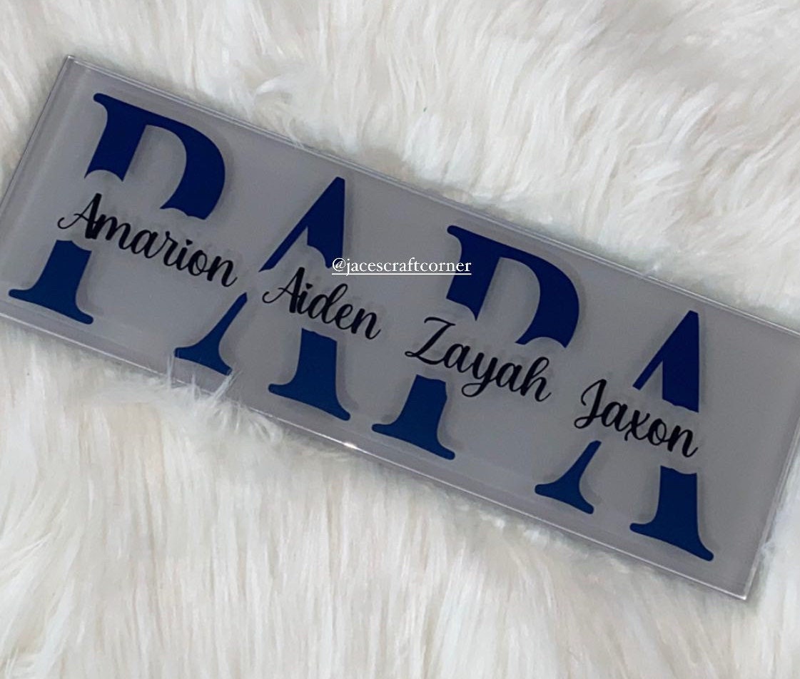 Glass Tile Plaque - Etsy