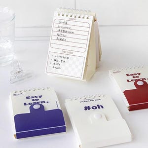 Vocabulary Word Book, Learning New Language Study Cards, Loose Leaf ...