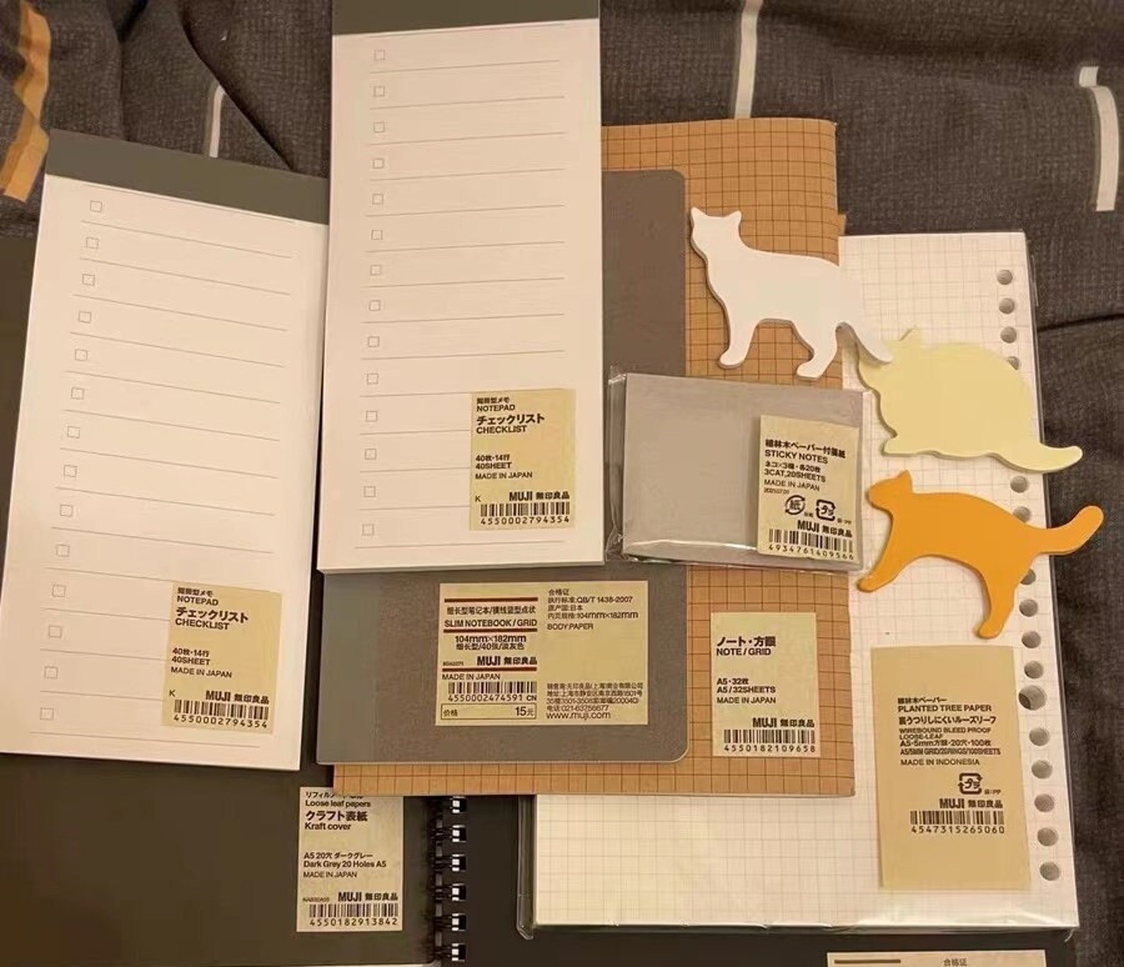 Muji to Do List Notepad Checklist Notepad 40 Sheets | Etsy