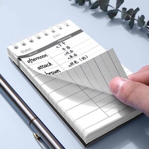 Vocabulary Word Book, Learning New Language Study Cards, Loose Leaf ...