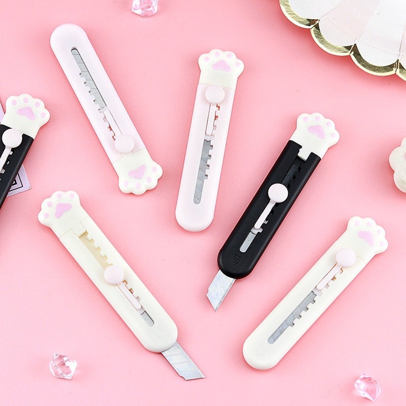 Kawaii Cat Paw Craft Knife - Cute & Sharp Mini Cutter for Scrapbooking ...