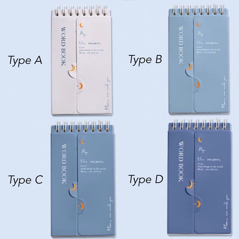 Vocabulary Word Book Learning New Language Study Cards Loose | Etsy