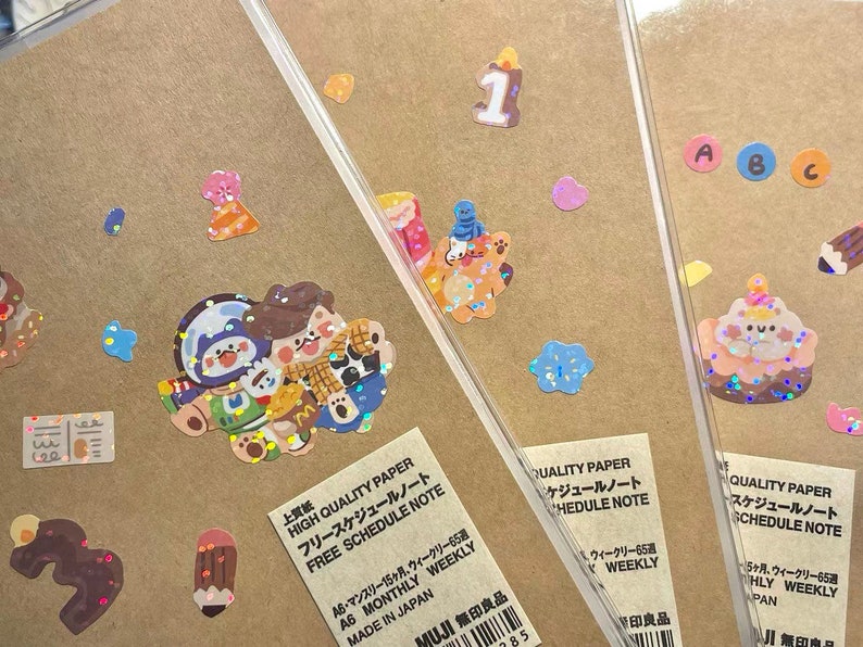 Muji Free Monthly Weekly Schedule A5 A6 Planner Notebook 15 - Etsy