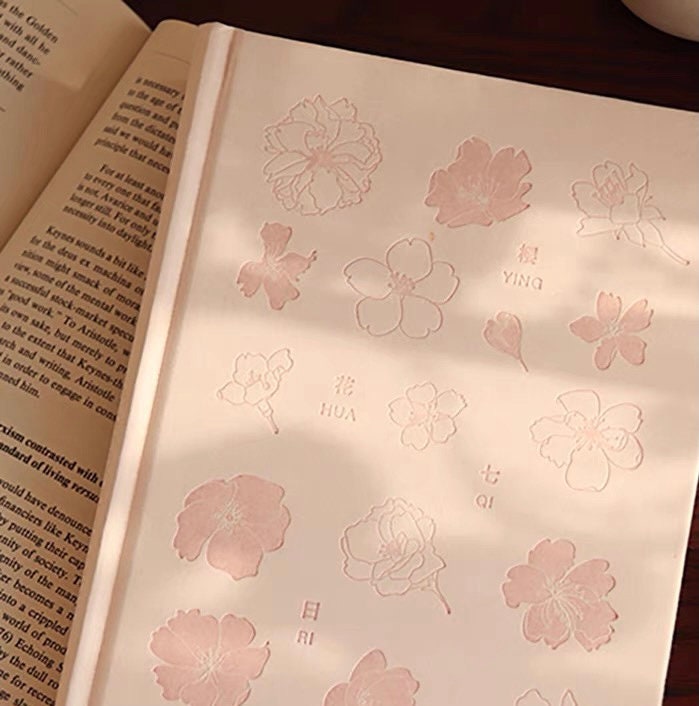 192 Pages Japanese Style Notebook Cherry Blossoms Notebook - Etsy