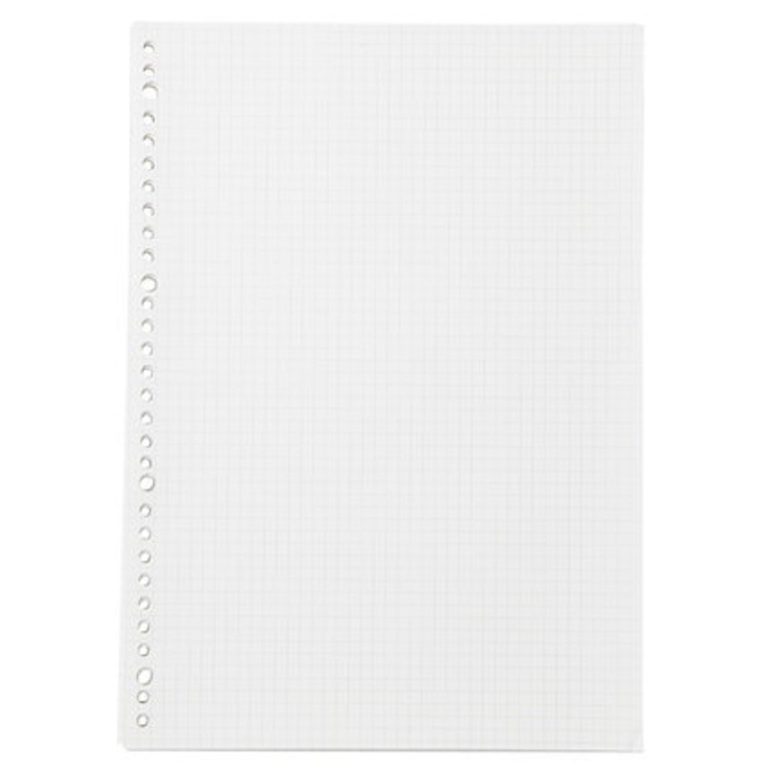 Muji Loose Leaf Paper, Ring Binder Refills, A5 B5 A4 Size, Grid Squared ...