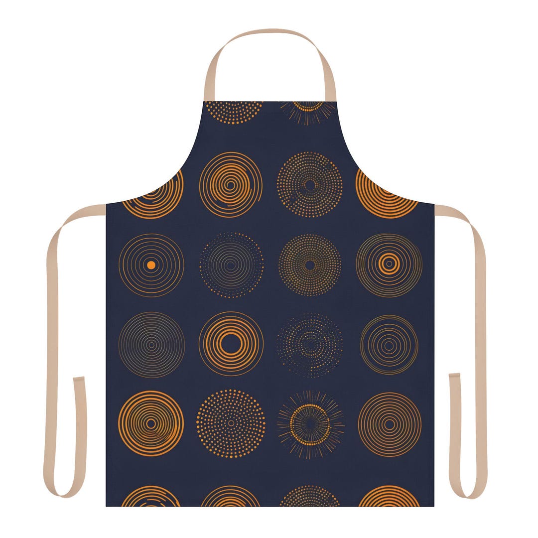 Aboriginal Print Apron, Australian Aboriginal Print, Dot Art, Kitchen ...