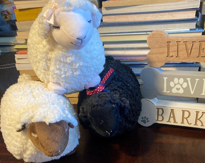 Bath & Body Works Set of 3 Lambie Sheep Including Black, White With ...