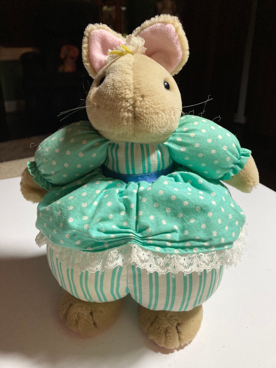 Hallmark Bunny Rabbit Vintage Plush Decoration Easter Bunny Collection ...