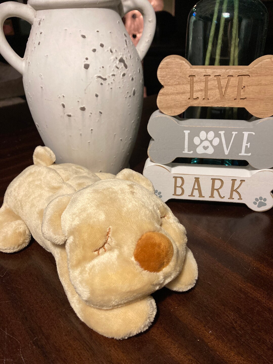 Goffa Plush Stuffed Sleeping Puppy Dog Beige Young Child Lovey No ...