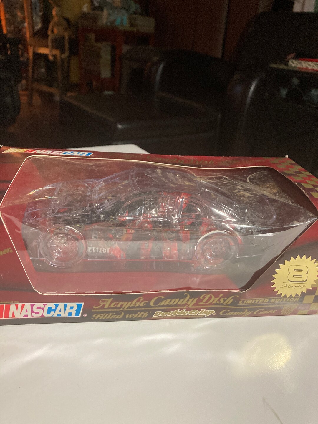 NASCAR Acrylic Candy Dish Limited Edition Dale Jr. #8 Race Car in Box ...