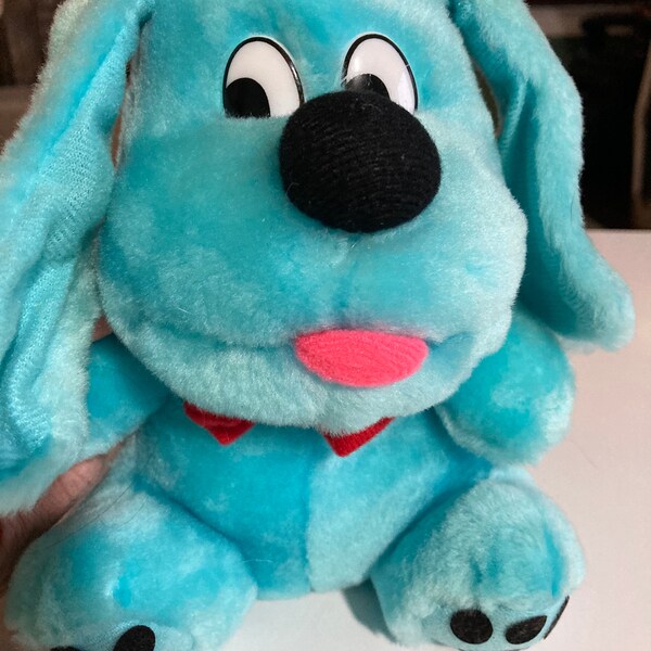 Plush Blue Dog - Etsy