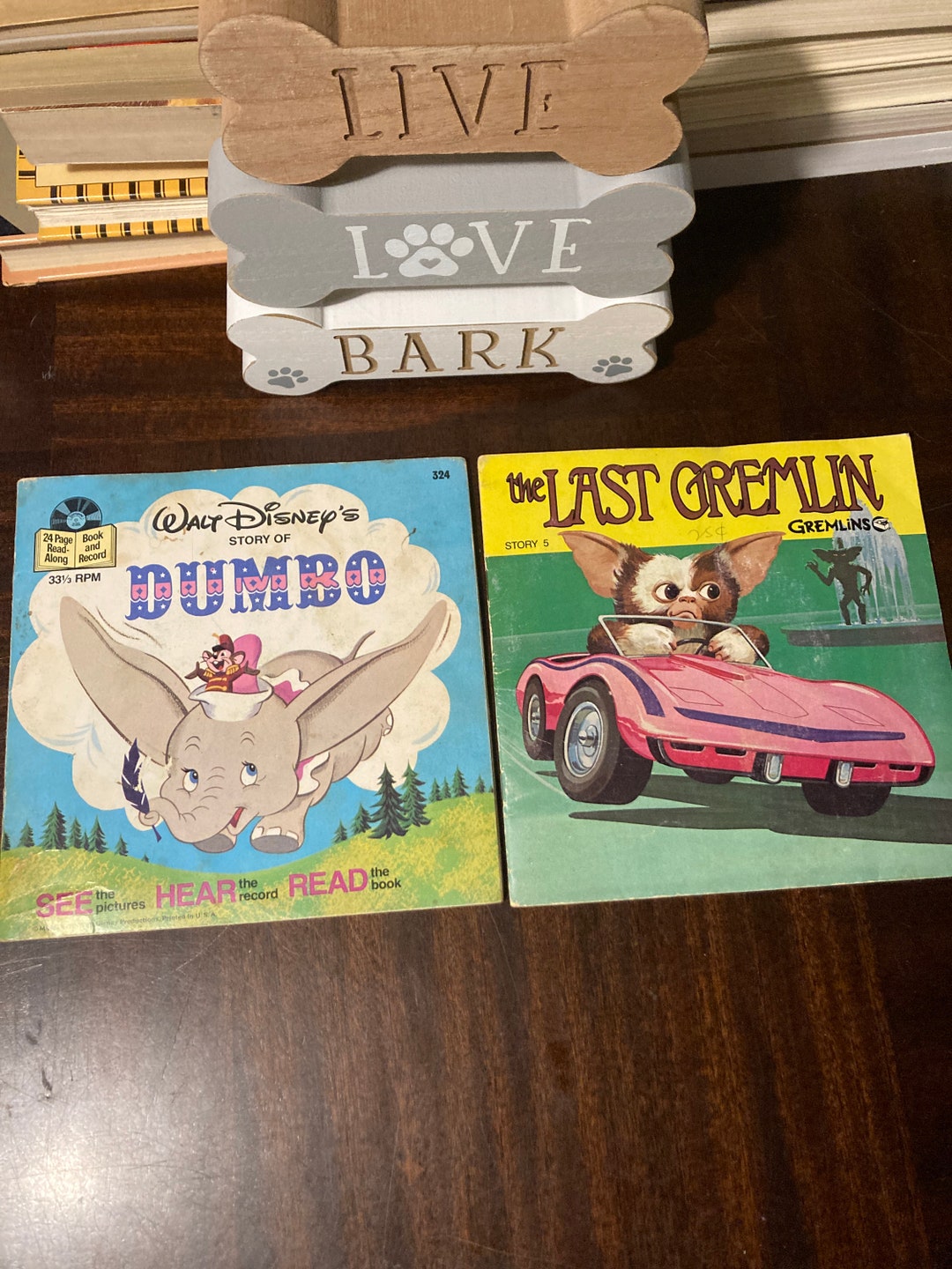 Walt Disney’s Story of Dumbo See Read Hear Book With RPM Record & the ...