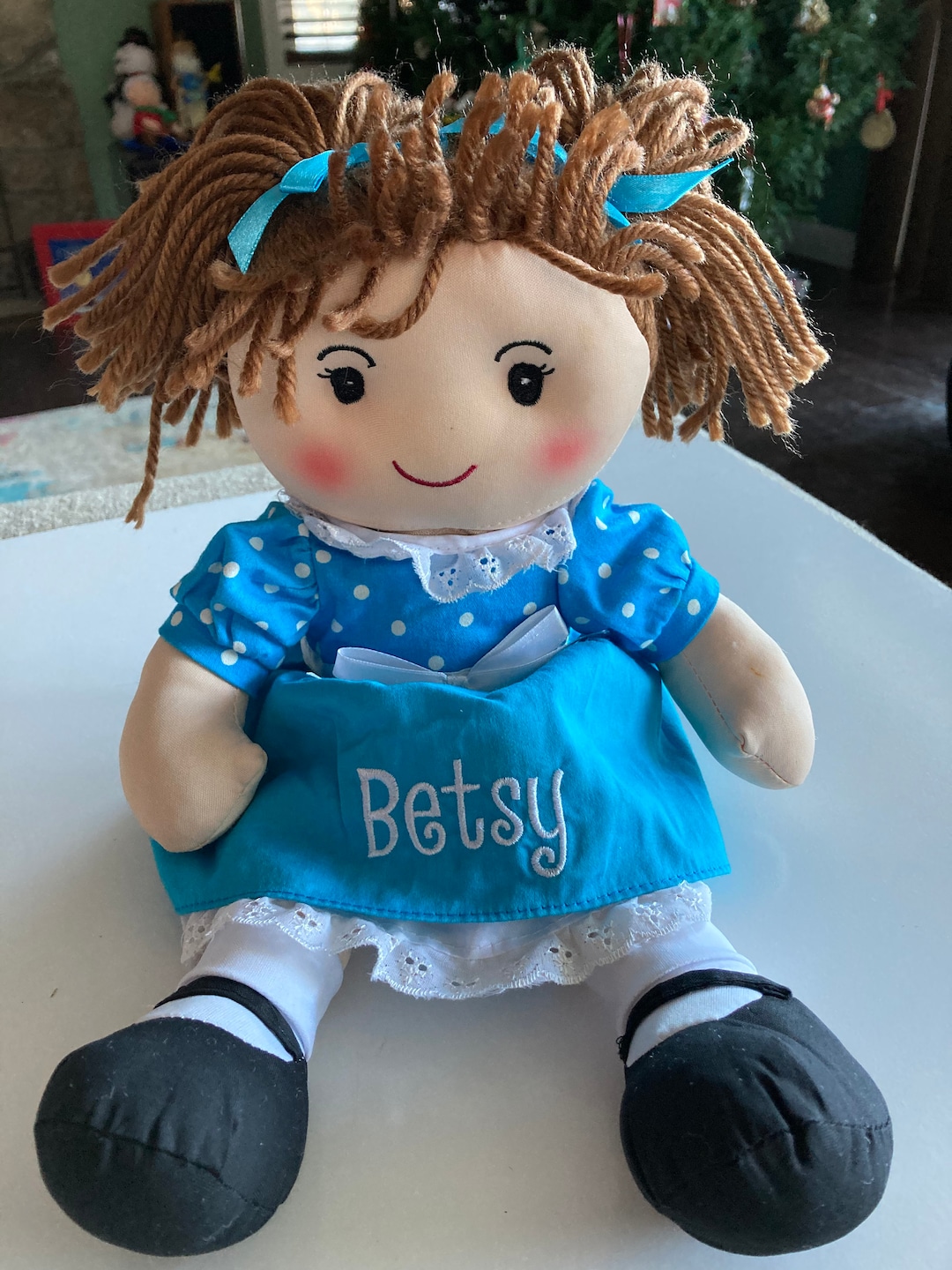 SALE Baby Doll Betsy Plush 14” by Personal Creations Toy Doll Blue ...