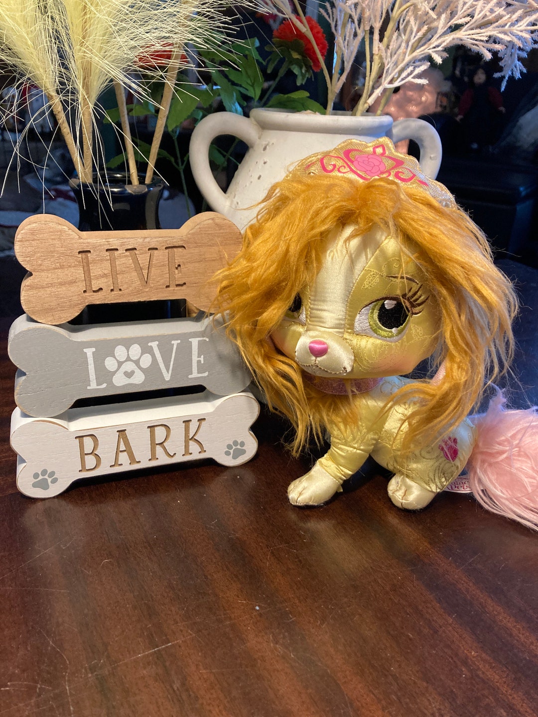 Blip Toys Palace Pets 10” Plush Dog Princess Belle Puppy Dog Stuffed ...