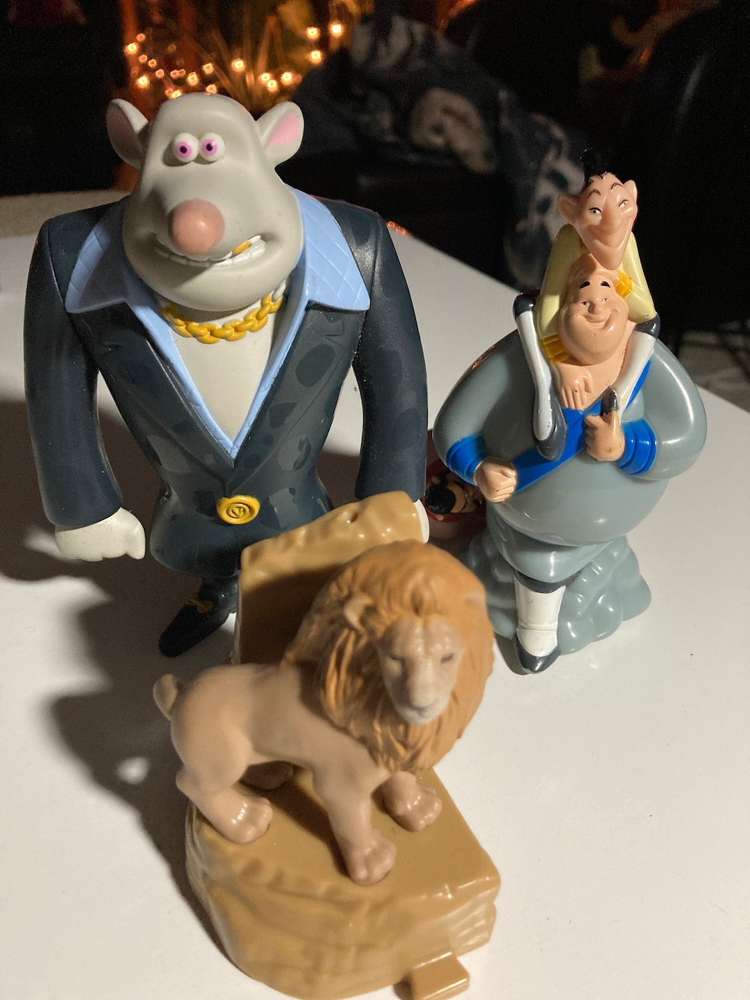 Mcdonald’s Action Figure Lot 3 Lion King Emperor Rat Toy Lot - Etsy