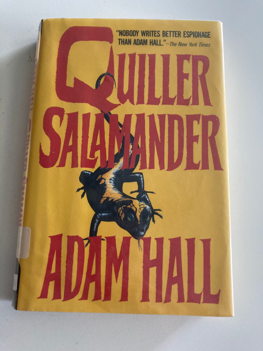 Quiller Salamander by Adam Hall Hardback Book With Dust Jacket Fiction ...