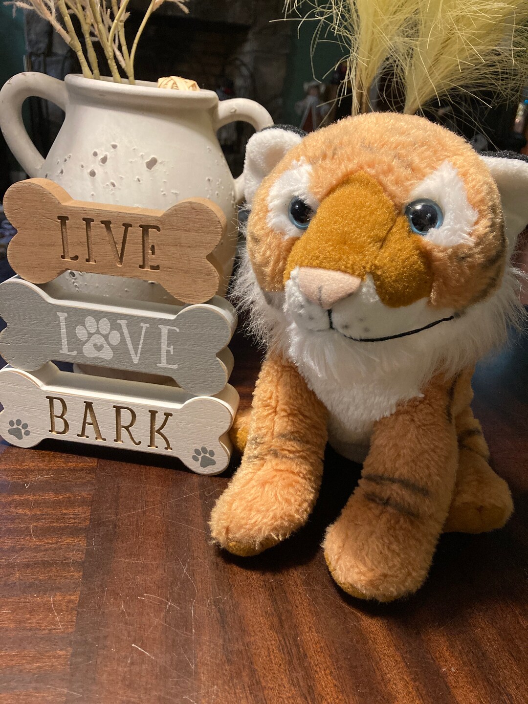 Wild Republic 11” Realistic Plush Tiger Stuffed With Beanie Bottom ...