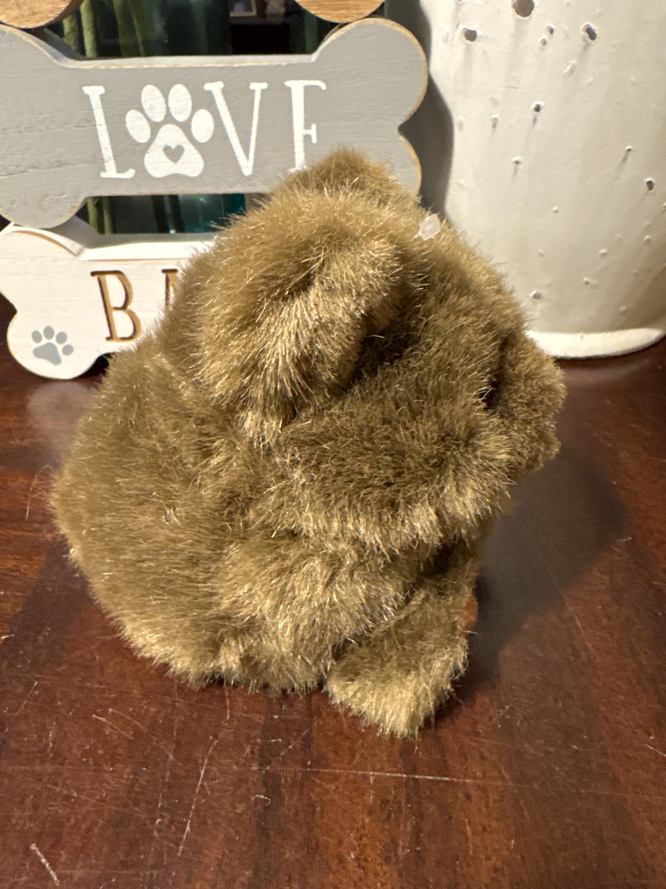Swibco 4” Bear Puffkins Brown Bear Vintage 1990’s Toy Plush Stuffed ...
