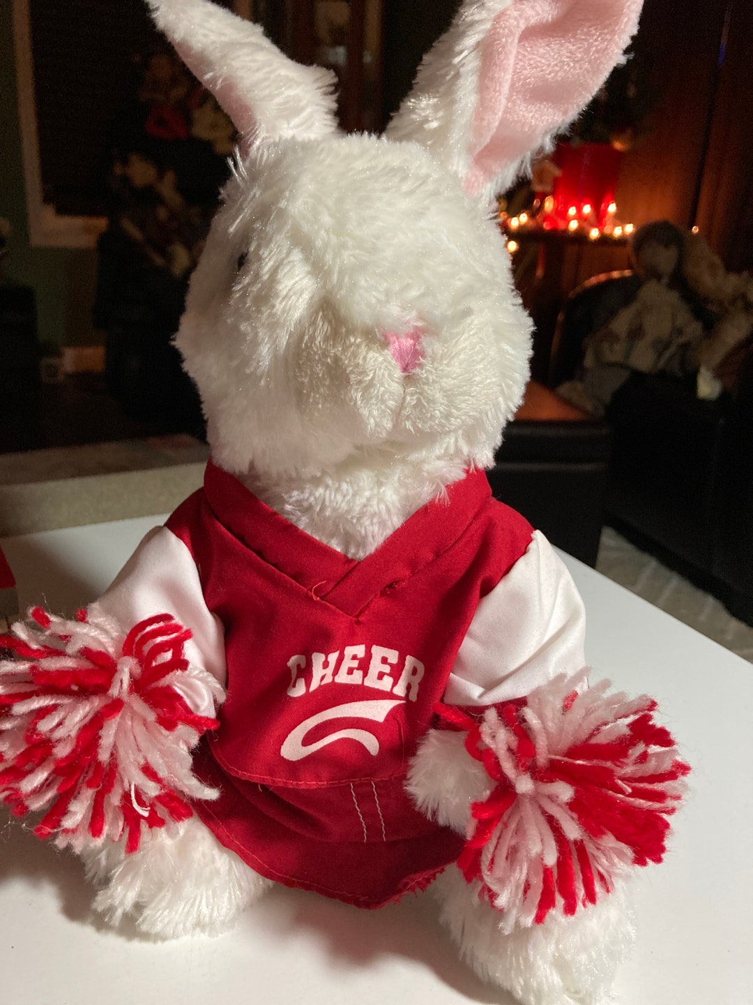Dan Dee Cheerleader Bunny Rabbit 13” Tall White Toy Animal - Etsy
