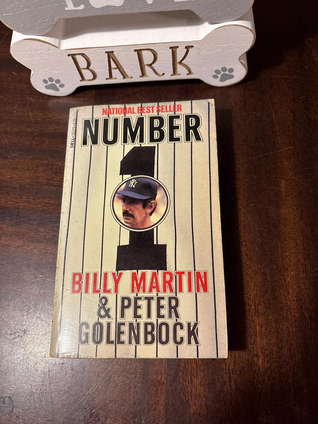 Number 1 by Billy Martin & Peter Golenbock Paperback Book Vintage 1980 ...