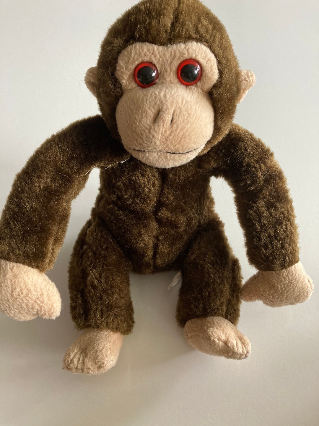 Circus Circus Las Vegas mono de peluche vintage relleno de 8 marrón ...