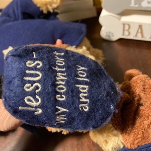 Gund Parable 15 Teddy Bear Zeb Jesus is My Comfort and Joy Plush ...