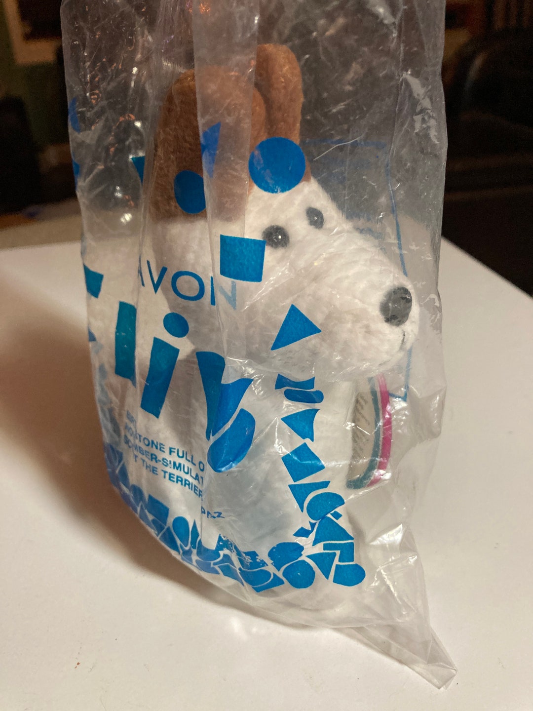 Avon Plush Stuffed Full of Beans Scout the Terrier November Topaz ...