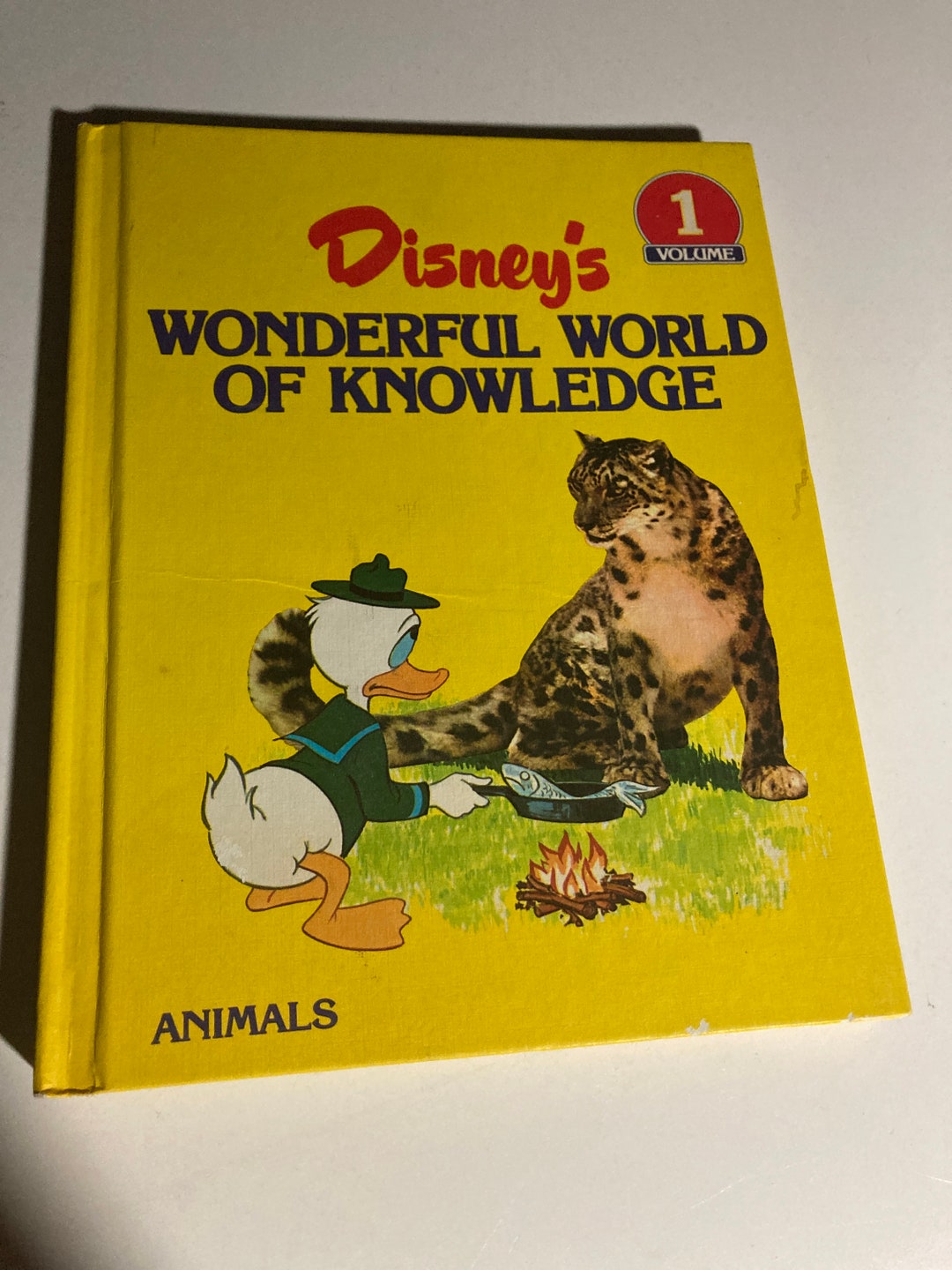 Disney’s Wonderful World of Knowledge Animals Volume 1 Hardback Book Vintage Children’s Book ...
