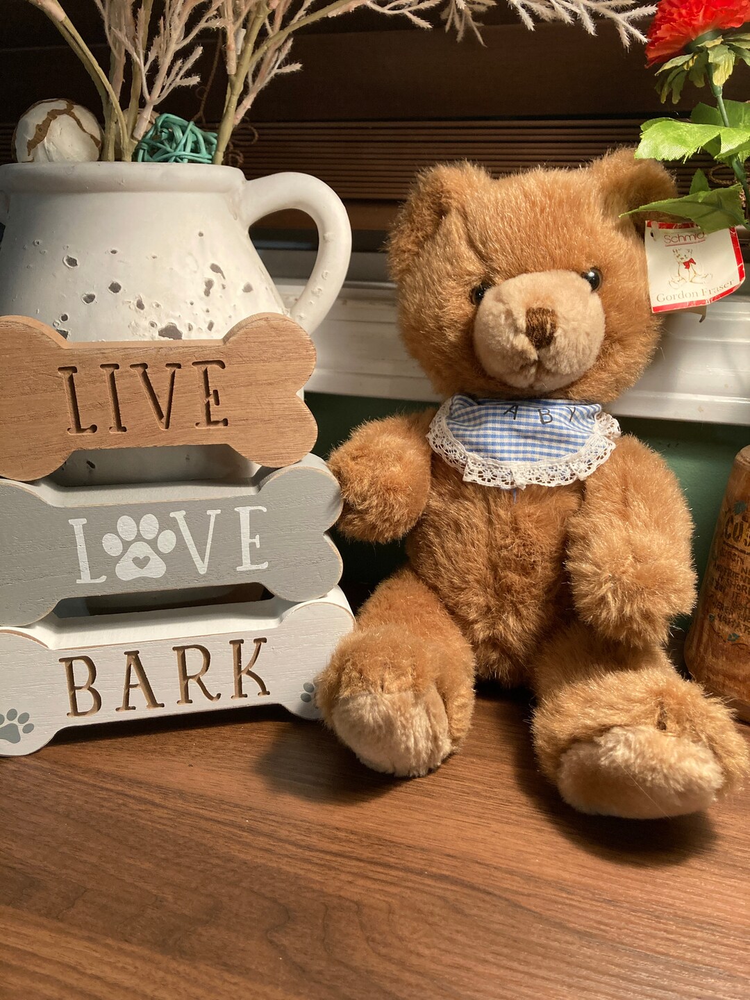 Schmid Gordon Fraser Musical Teddy Bear Vintage 15 Stuffed Animal Plush ...